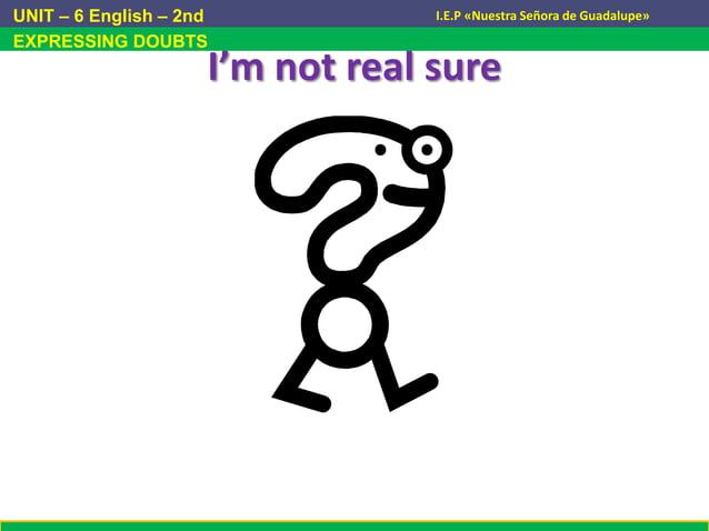 Expressing doubts | PPT