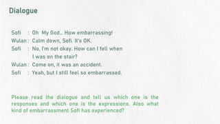 Expressing embarrassement and anger | PPTX