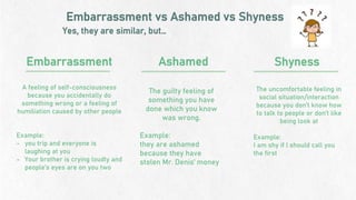 Expressing embarrassement and anger | PPTX