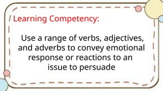 Lesson: Expressing Emotional Responses.pptx