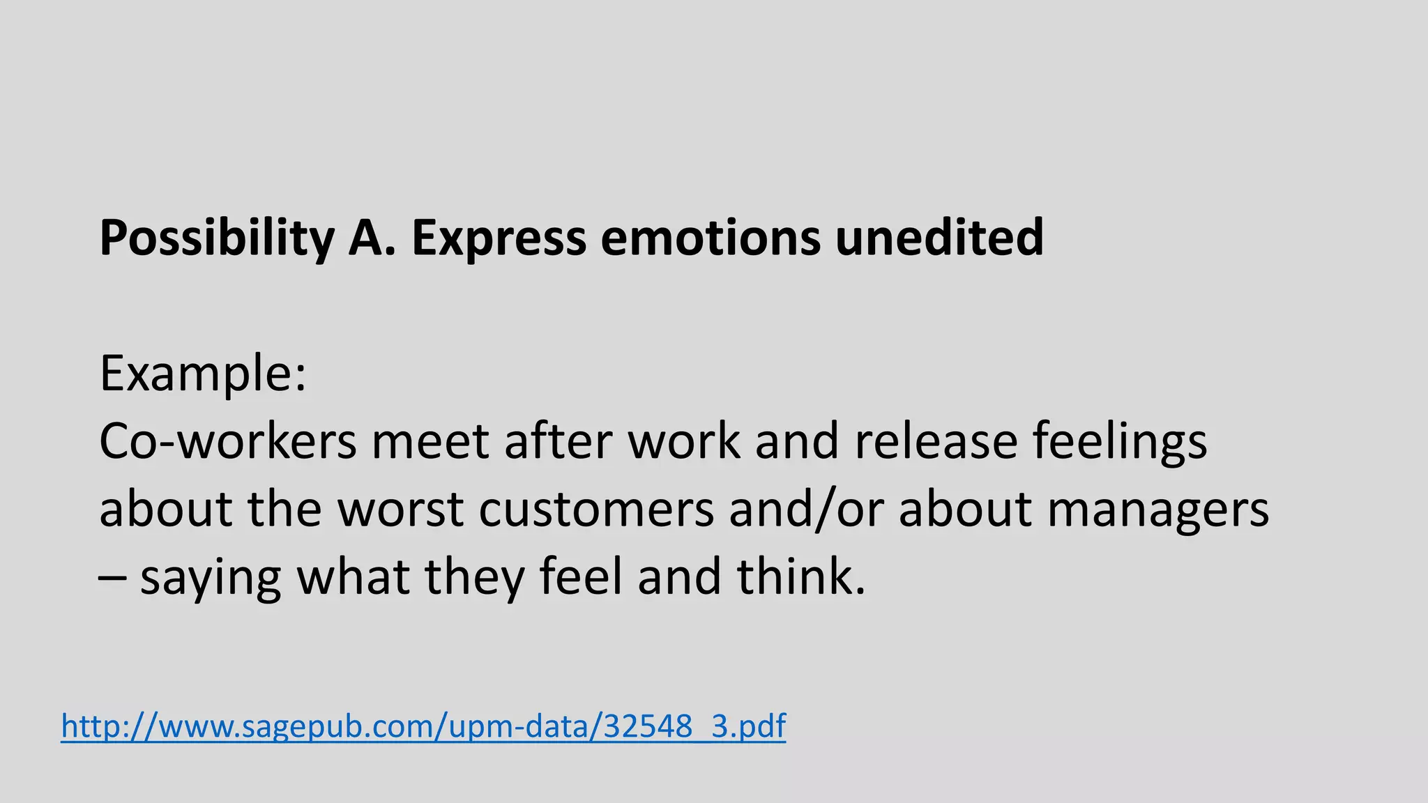 Expressing emotions | PDF