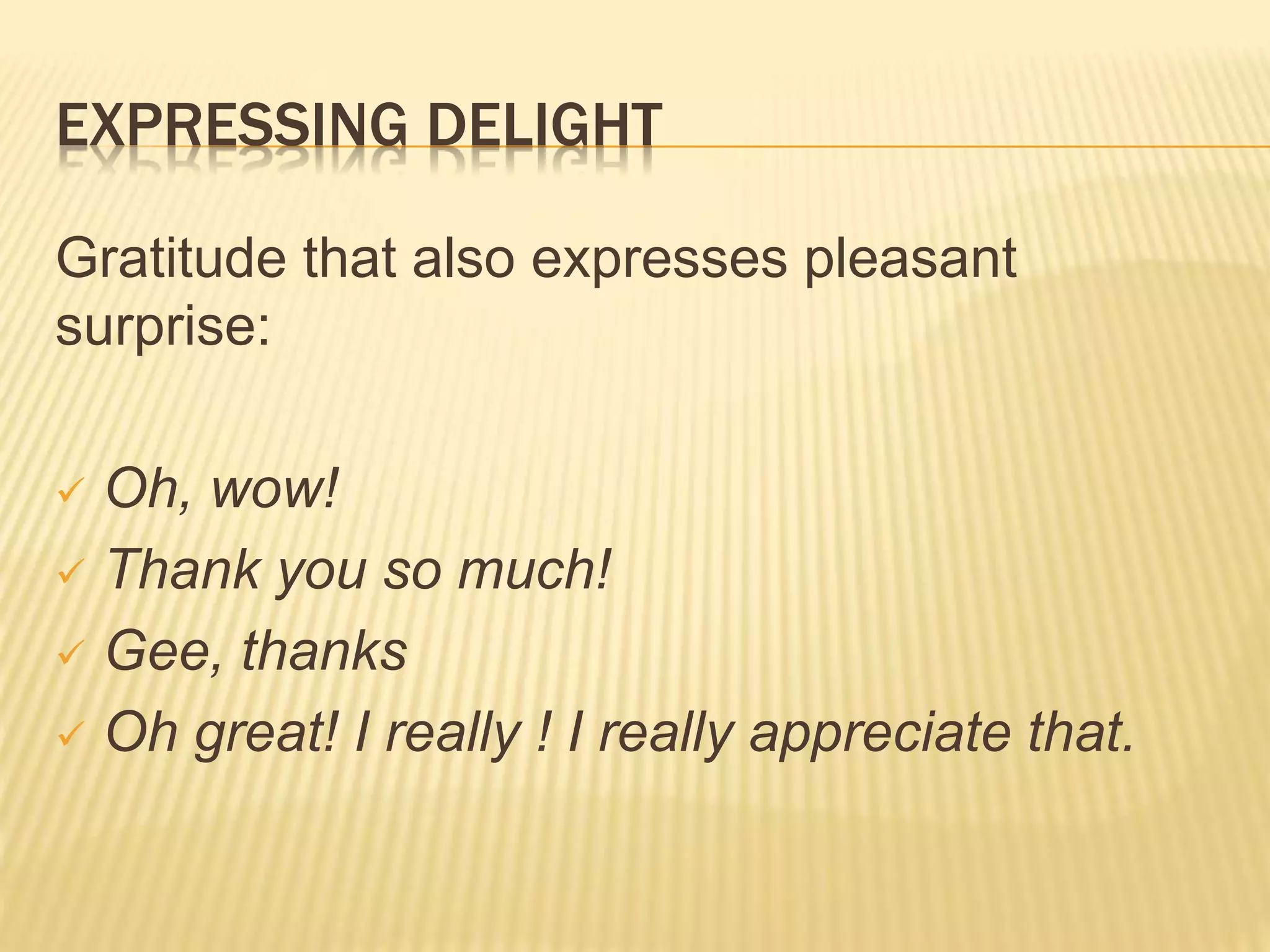 Expressing gratitude in English | PPTX