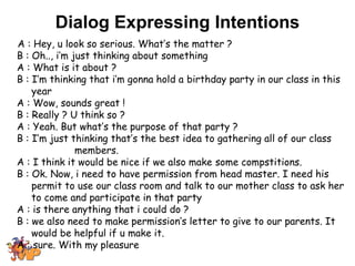 Expressing intention | PPT