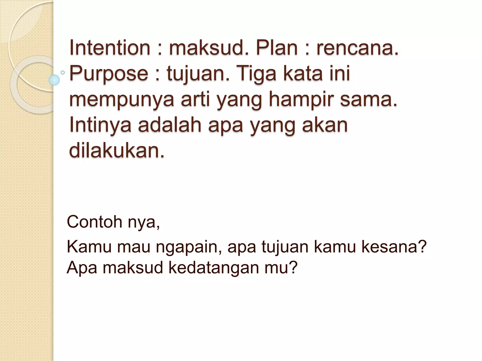 Expressing intention | PPTX