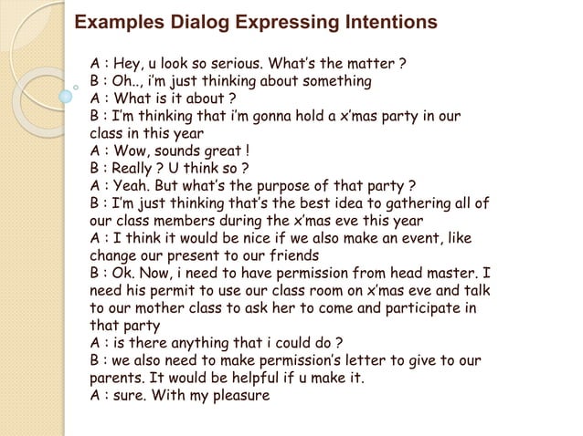 Expressing intention | PPTX