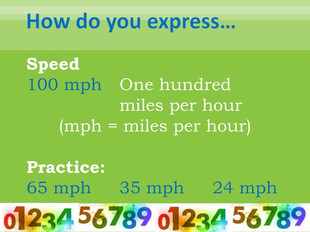 Expressing numbers | PPT