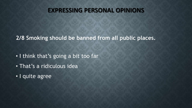 Expressing Opinions - How to agree, disagree or show doubts | PPTX