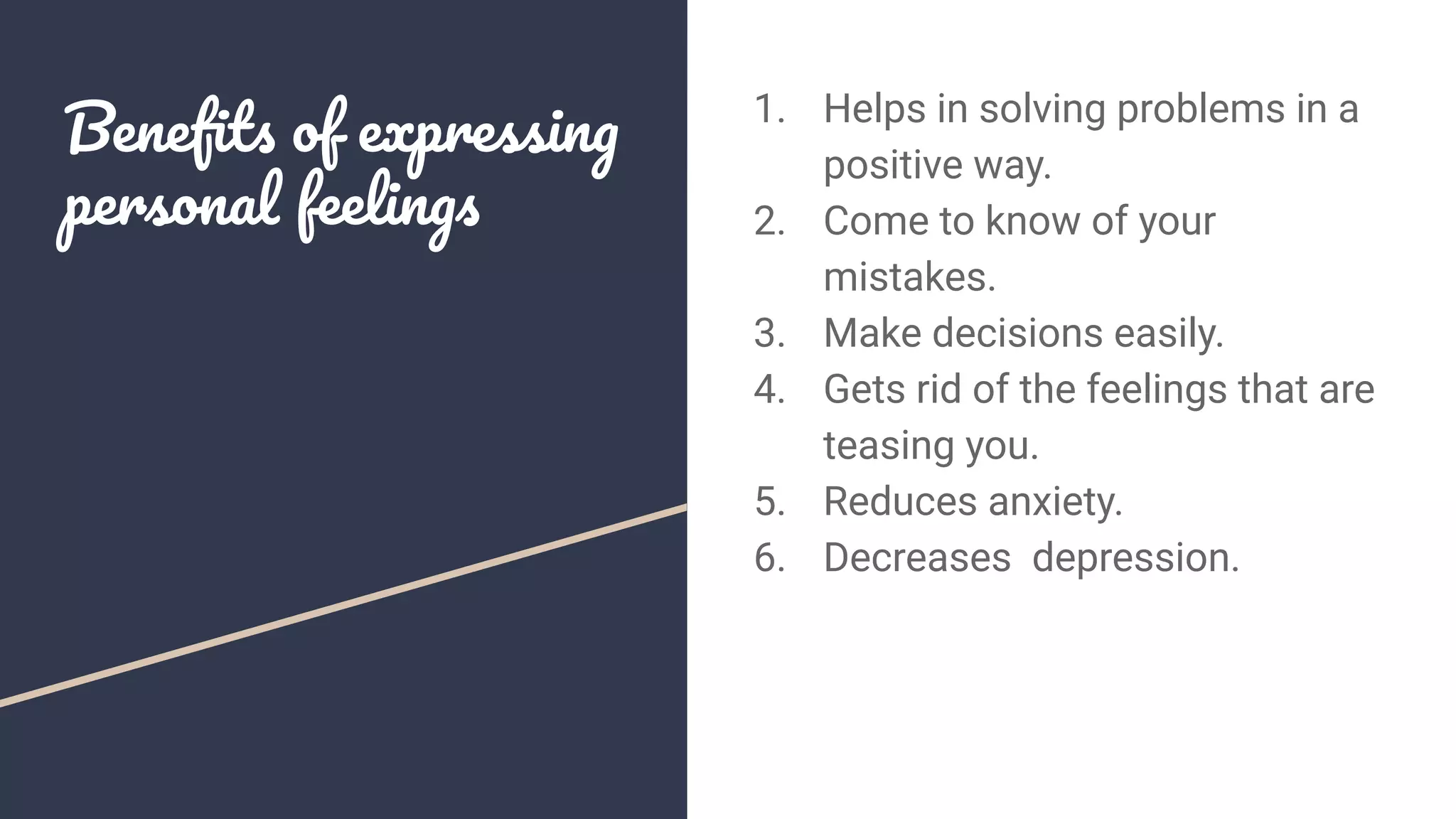 Expressing personal feelings, how to express personal feelings and ...