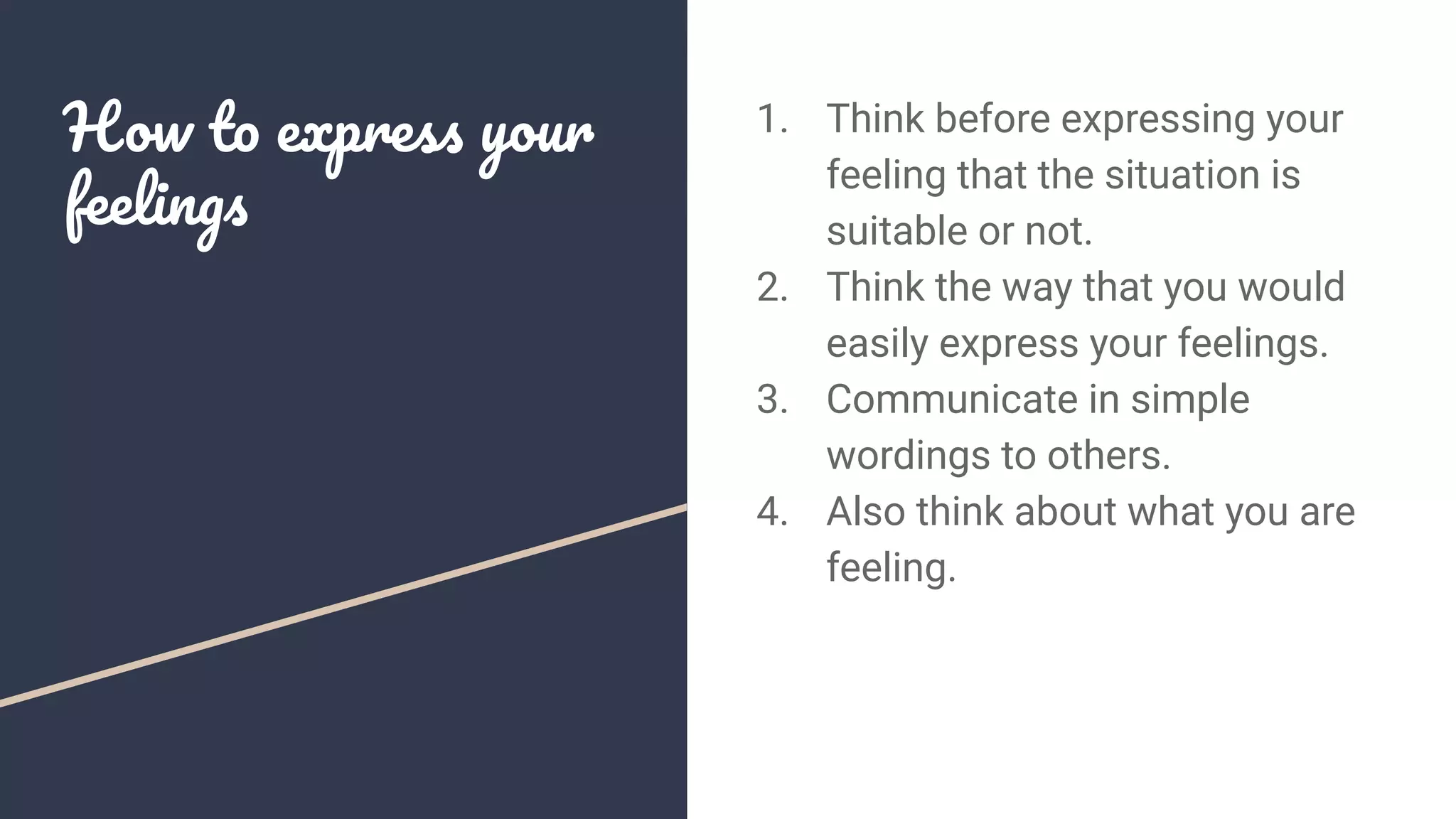 Expressing personal feelings, how to express personal feelings and ...