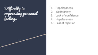 Expressing personal feelings, how to express personal feelings and ...