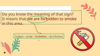 expressing prohibition only kelas 8 .pptx | Style & Fashion