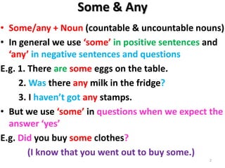 Expressing quantity | PPT