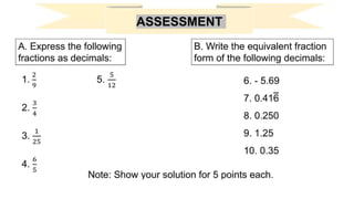 Expressing Rational Numbers from Fraction form to decimal.pptx