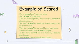 EXPRESSING SCARED | PPT