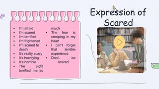 EXPRESSING SCARED | PPTX