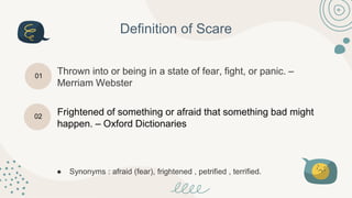 Expressing scared | PPT
