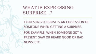 Expressing Surprise and Modal | PPTX