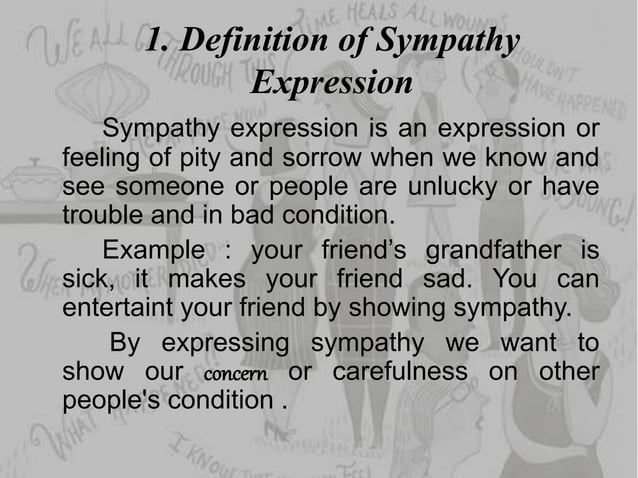 Expressing sympathy ilv | PPTX