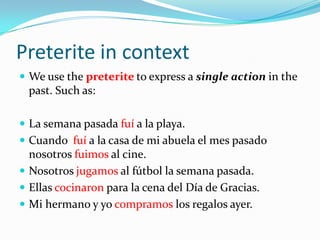 Expressing the past (3) | PPTX