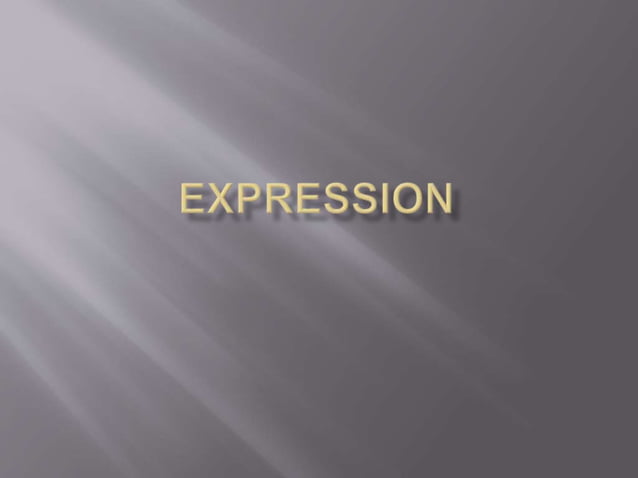 Expression | PPT