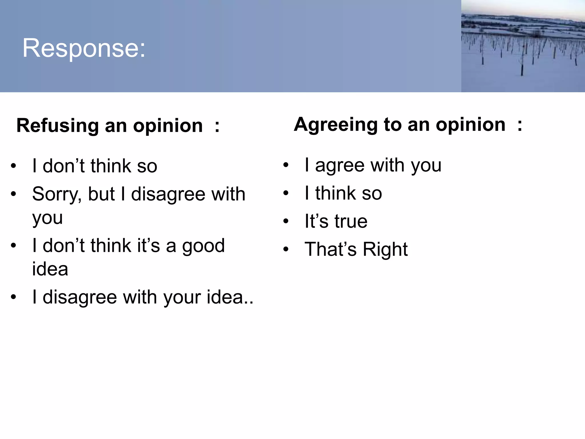 Expression (Asking and Giving opinion) | PPTX