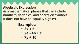 Expression-Equation-Inequality.pptx rrrrr | PPT