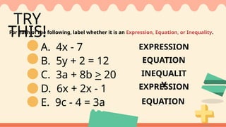 Expression-Equation-Inequality.pptx rrrrr | PPTX