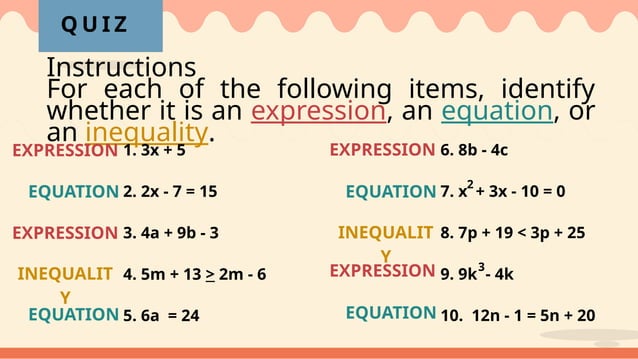 Expression-Equation-Inequality.pptx rrrrr | PPTX
