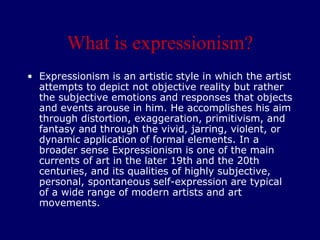 Expressionism | PPT