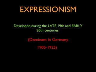 Expressionism | PPT