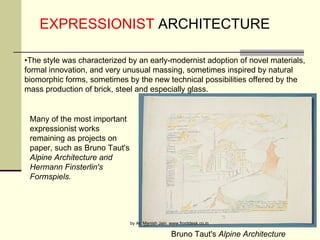 Expressionist Architecture Characteristics