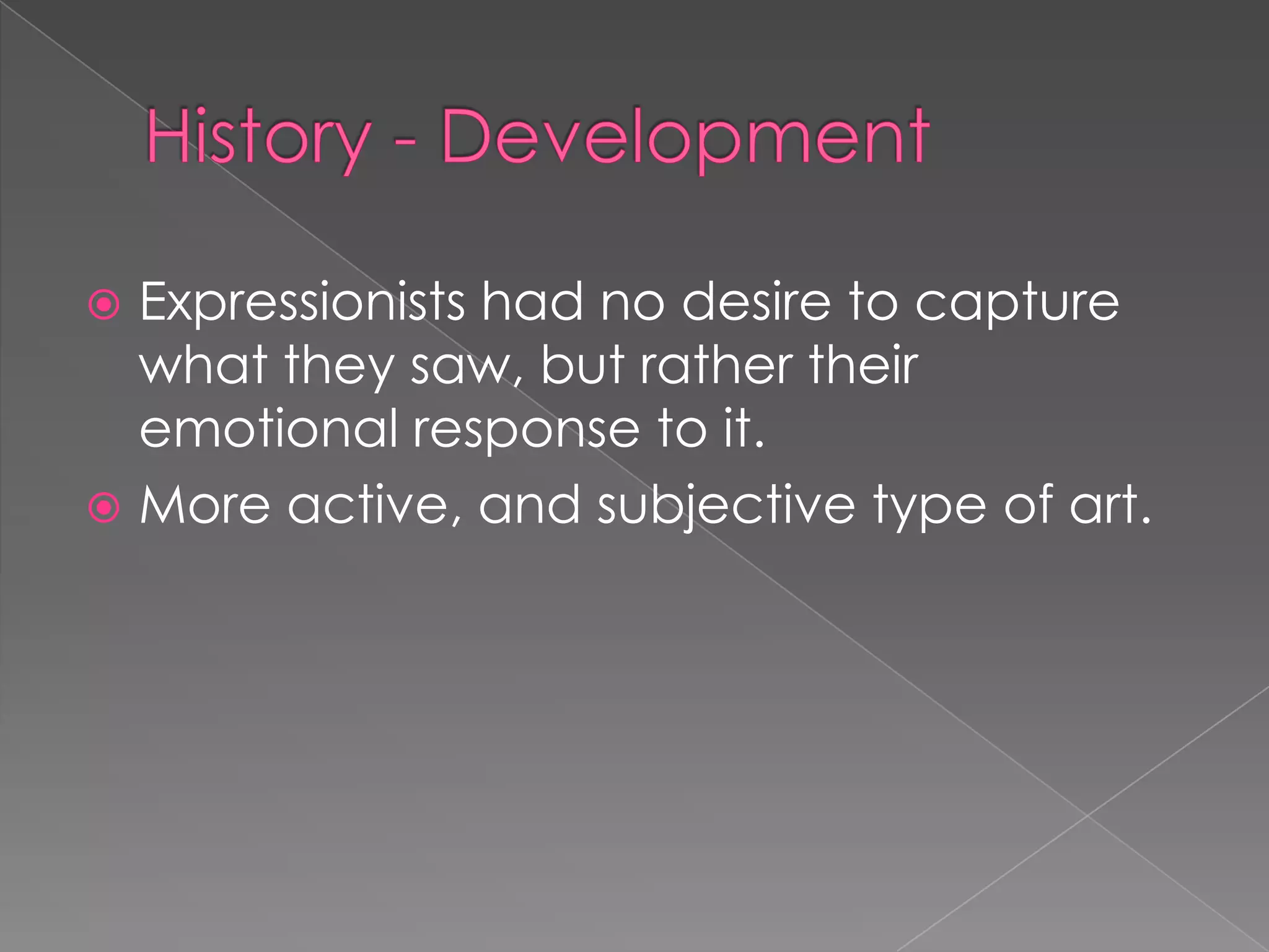 Expressionism | PPTX