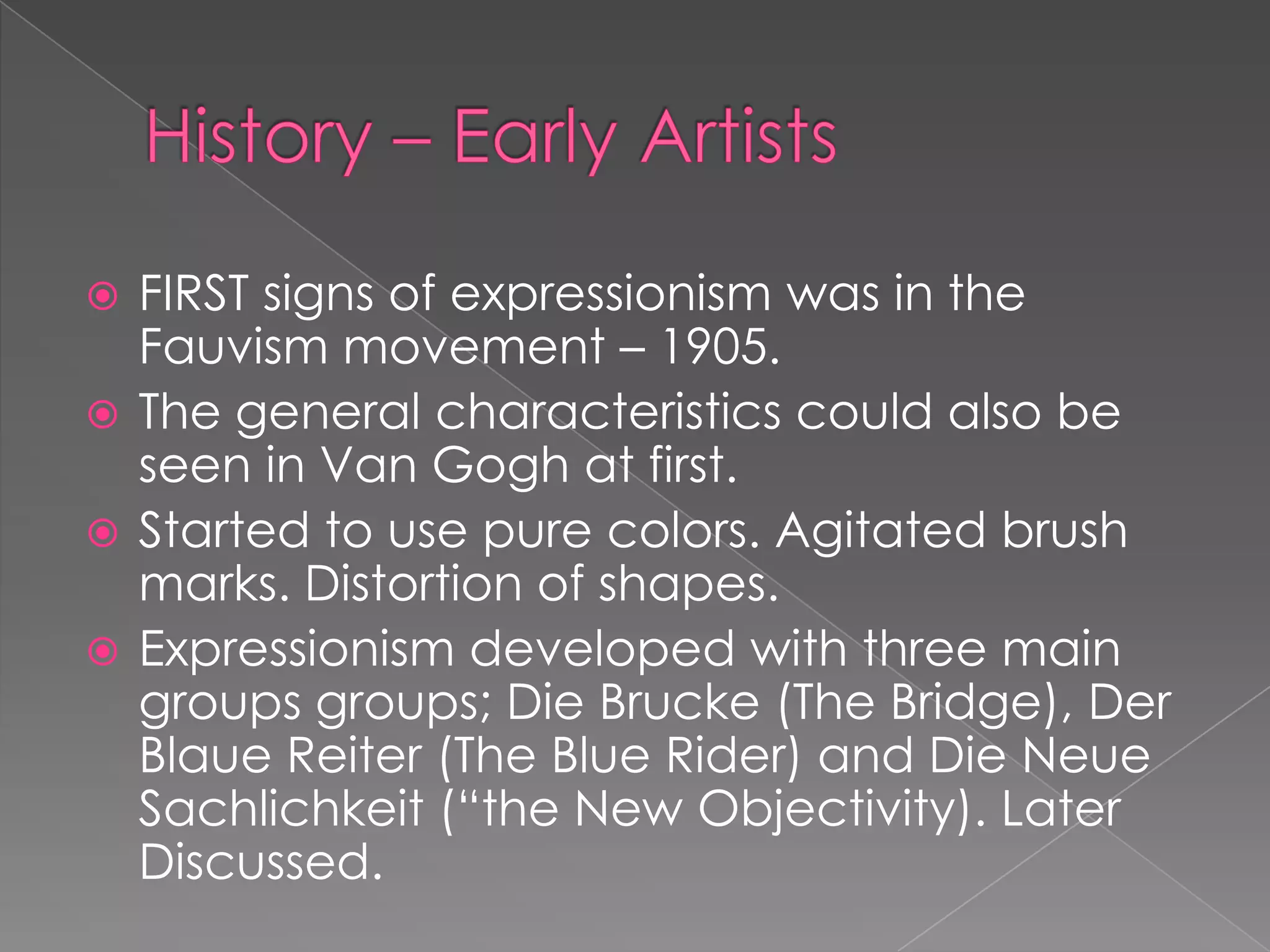 Expressionism | PPTX