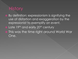 Expressionism | PPTX