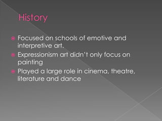 Expressionism | PPTX