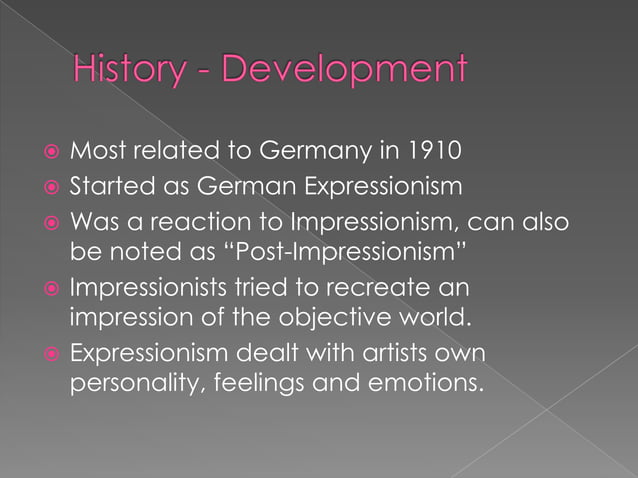 Expressionism | PPTX | Modern Art | Fine Art