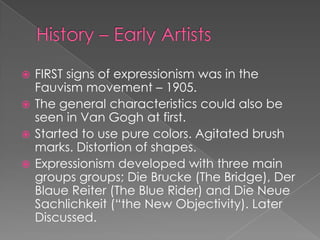Expressionism | PPTX