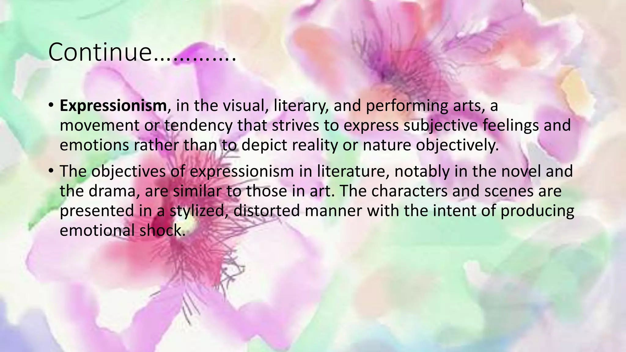 Expressionism | PPTX