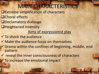 EXPRESSIONISM, SURREALISM & POST MODERNISM IN EUROPEAN PLAYWRIGHTS | PPT