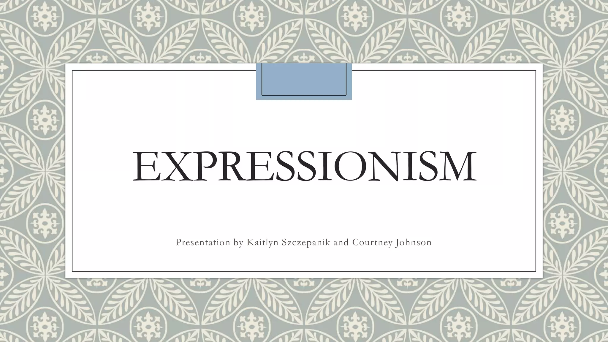 Expressionism Art Movement Presentation | PPT