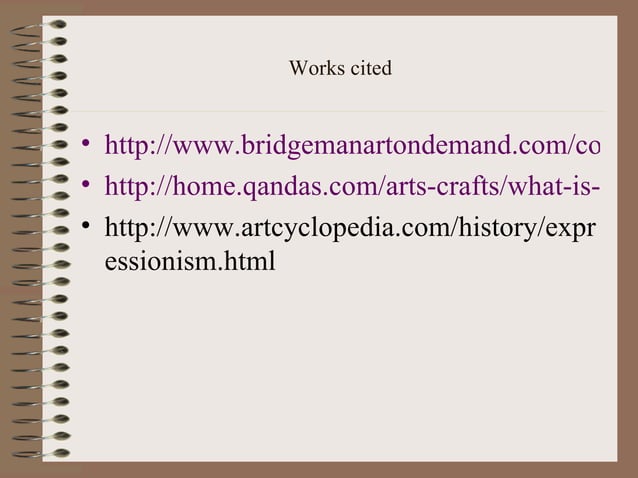 Expressionism Art Project | PPT | Modern Art | Fine Art