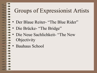 Expressionism Art Project | PPT | Modern Art | Fine Art
