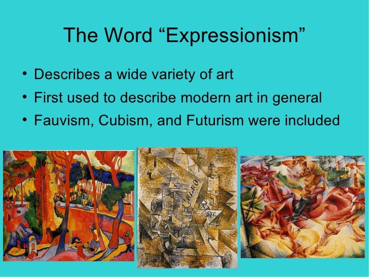 Expressionism third hour