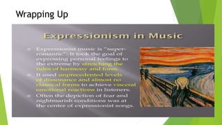 Expressionism in music | PPTX