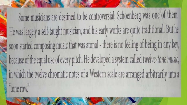 Expressionism in music | PPTX