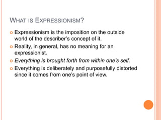 Expressionism | PPT