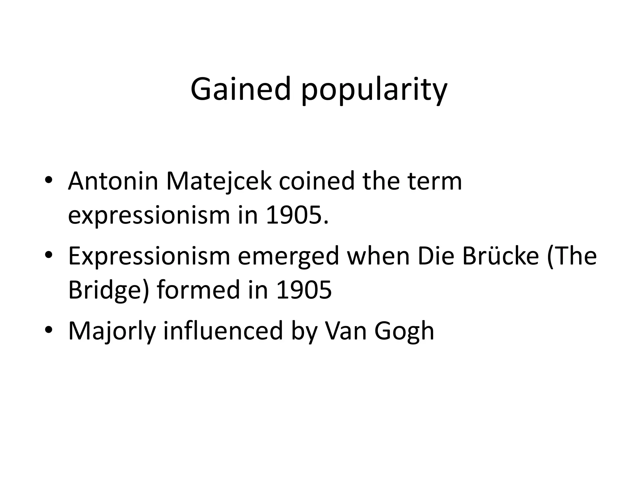 Expressionism powerpoint [autosaved] | PPTX