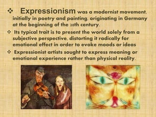 Expressionism | PPTX