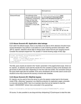 Expression language Injection | PDF | Web Development | Internet