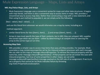 Expression language in mule | PPT